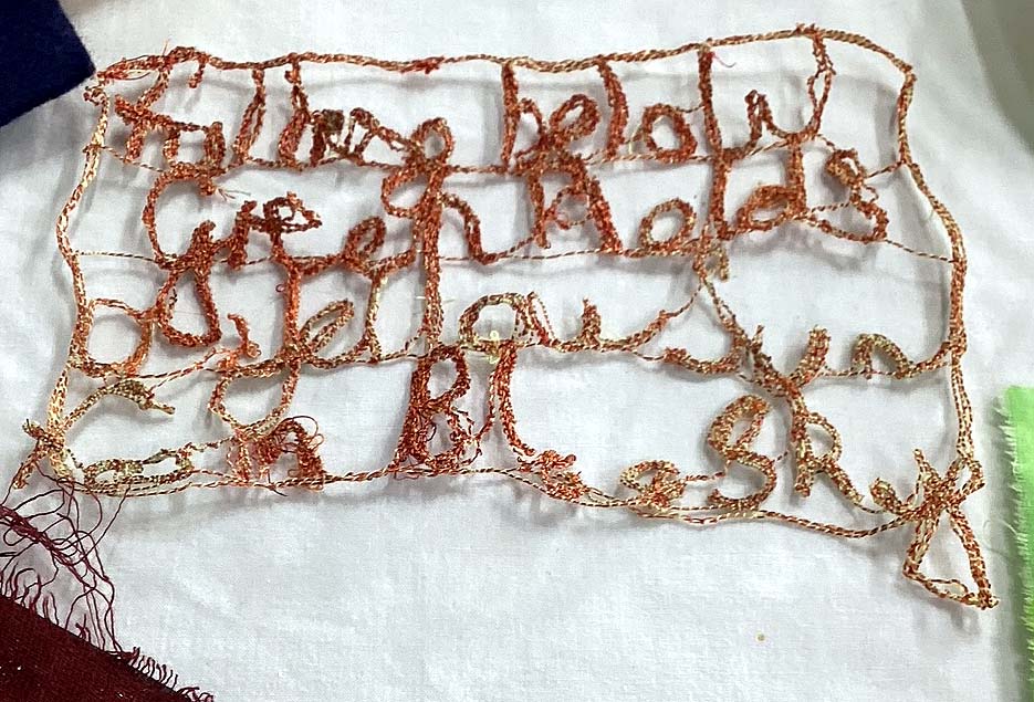 Putting the Text into Textiles - Highlands, Scotland